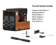 JOYSONG Compact Cube Rower, Innovative Dual Resistance, Easy Storage